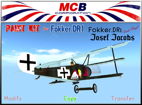 Second Life Marketplace - ::MCB:: WWI - Josef Jacobs the Dark Angel 454 ...