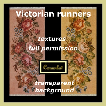 Second Life Marketplace - Victorian runners - textures