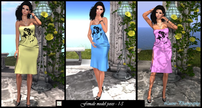 Second Life Marketplace - :LW: Poses - Female model pose 1-3