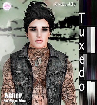 Second Life Marketplace - *~*Damselfly*~*Asher Non-Rigged Mesh Tuxedo