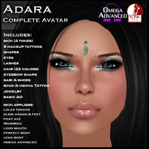 Second Life Marketplace - DD Complete Avatar - Adara (slink+omega+lolas ...