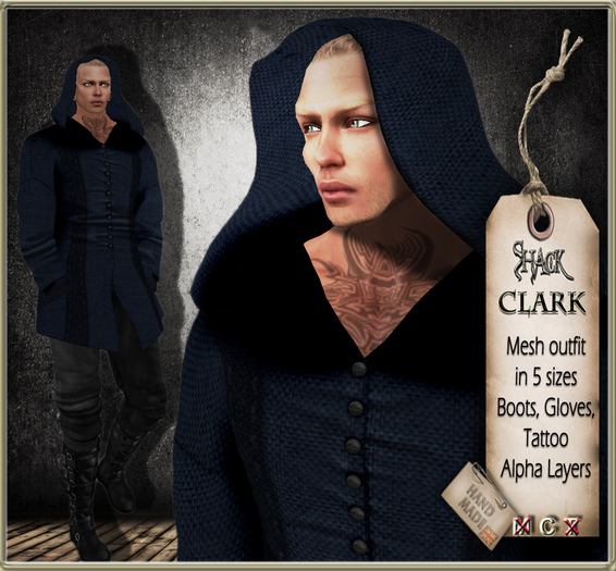 Second Life Marketplace - *Shack* Clark - Man - Blue
