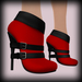 Second Life Marketplace - [[ShimmyShaille]] Strapped Ankle Boots - Red ...