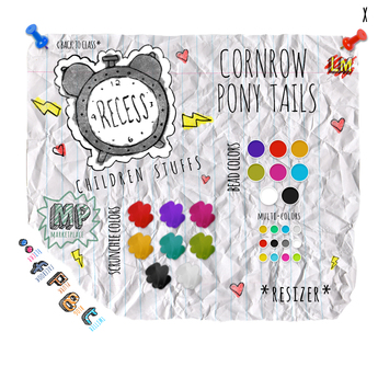 Second Life Marketplace - .{Recess}. - Cornrow Pony Tails [DEMO]