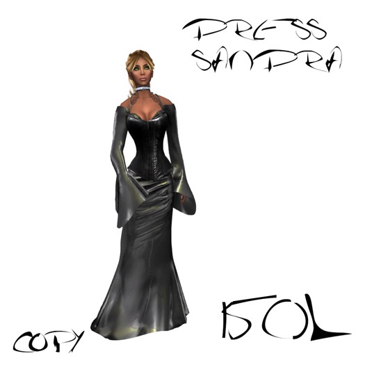 Second Life Marketplace - KeraZhyn - Dress Sandra - Silver