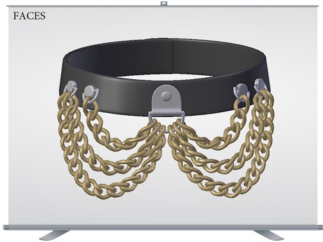 Second Life Marketplace - Collar accessiory with chains 2 Full Permission
