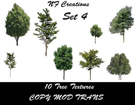 Second Life Marketplace - *NF Creations* 10 Tree Textures pack 4 C/M/T