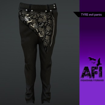 Second Life Marketplace - AFI Designs TYRE pants Evil *add me*