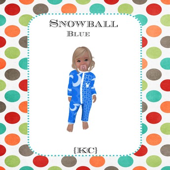 Second Life Marketplace - [Hope] Snowball Blue Totsi Baby BOXED