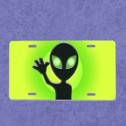 Second Life Marketplace - Alien License Plate
