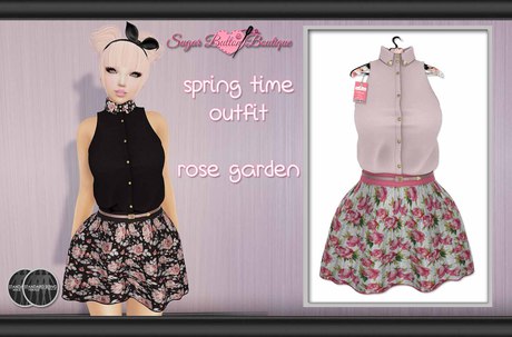 Second Life Marketplace - ~SB~ Spring time outfit- Rose Garden