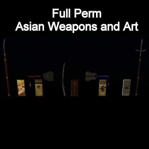 Second Life Marketplace - BGC Asian Weapons and Art (boxed)