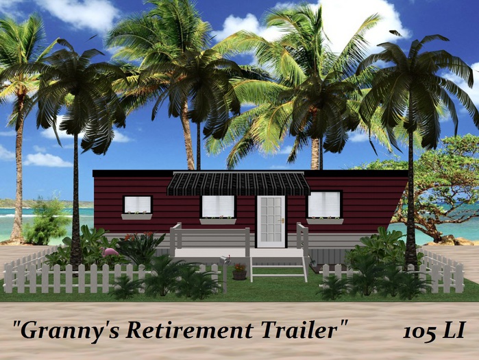 Second Life Marketplace - "Granny's Retirement Trailer" - Bijou Creations