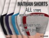 Second Life Marketplace - Nathan Shorts STRIPES FATPACK (TD)