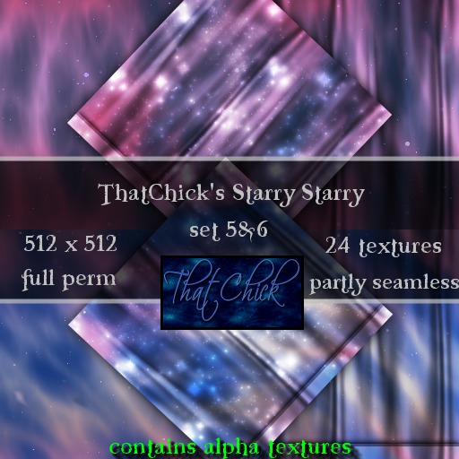 Second Life Marketplace - ~tc~ Starry Starry Set - 5&6