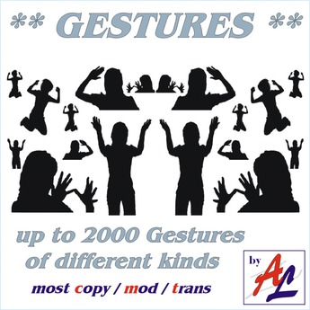 Second Life Marketplace - *** Up to 2000 Gestures - fun, dance, animate ...