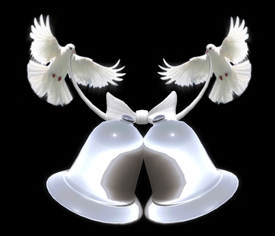 Second Life Marketplace - Wedding bells with doves