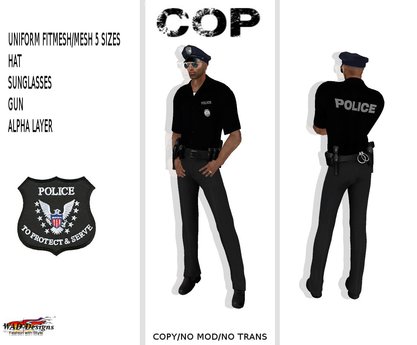 Second Life Marketplace - POLICE OFFICER MALE