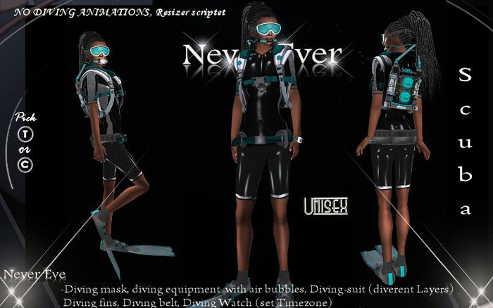 Second Life Marketplace - !! NE! Outfit "scuba diving"