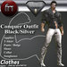 Second Life Marketplace - [FN] Aesthetic Conquer Outfit T-Black/J ...
