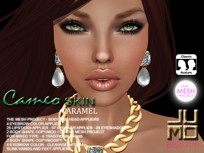 Second Life Marketplace - .:JUMO:. Cameo Skin Caramel - TMP