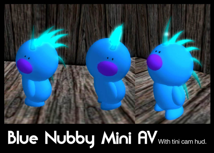 Second Life Marketplace - 1L: !!! promo item!!! - Blue Nubby Mini ...