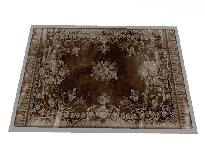 Second Life Marketplace - Rug Victorian Brown 42