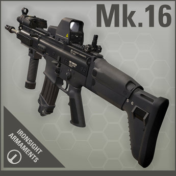 Second Life Marketplace - Ironsight Armaments - Mk.16 Mod 0