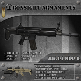 Second Life Marketplace - Ironsight Armaments - Mk.16 Mod 0