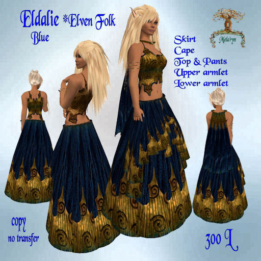Second Life Marketplace - Eldalie *Elven Folk Blue