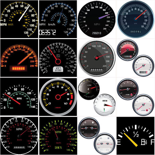 Second Life Marketplace - Car Dash Dials - Full Permission Alpha ...