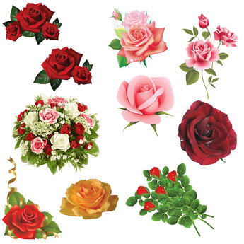 Second Life Marketplace - 28 High Quality Roses Alpha (clear background ...