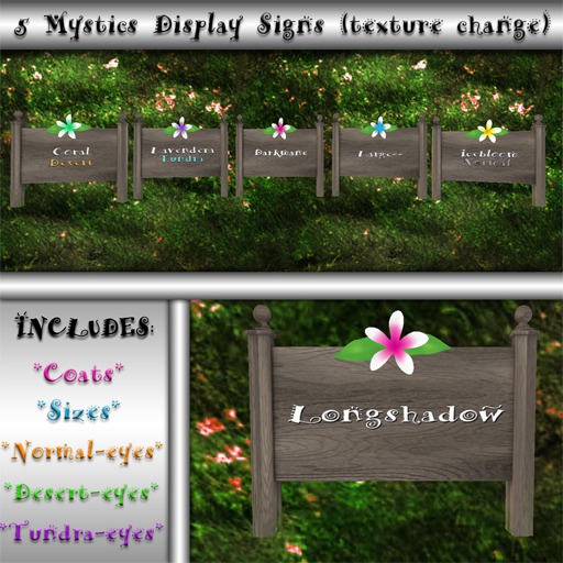 Second Life Marketplace - **Mystics Display Signs**