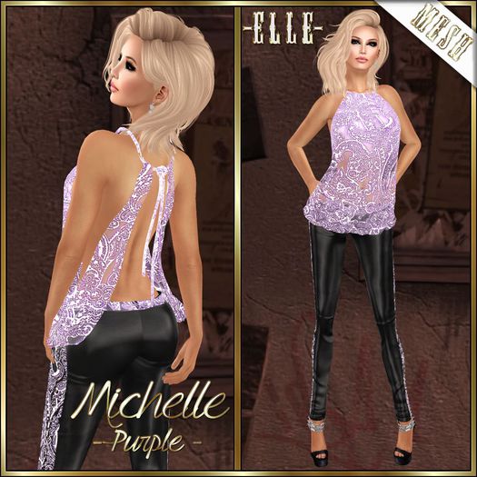 Second Life Marketplace - -E L L E- Michelle Purple