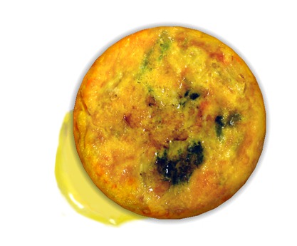 Second Life Marketplace - origami~ Small Round Spinach Omelet 150509 - Mesh