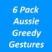 Second Life Marketplace - 6 Pack Aussie Greedy Gestures