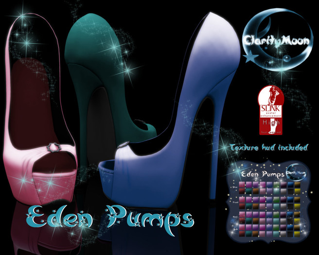 Second Life Marketplace - ClarityMoon~Eden Pumps