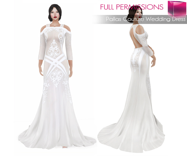 Second Life Marketplace - Full Perm Classic Rig Female White Mermaid ...