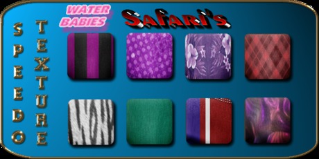 Second Life Marketplace - WB Safari's - Mens Basic Speedo Asst 2