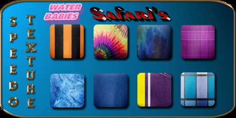 Second Life Marketplace - WB Safari's - Mens Basic Speedo Asst 7