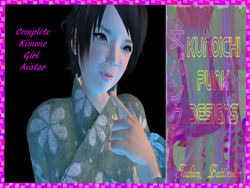 Second Life Marketplace - complete kimono girl avatar