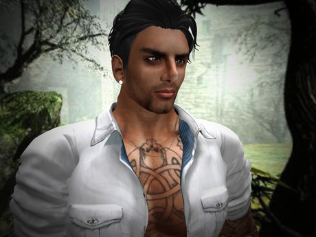 Second Life Marketplace - Mens Black Link Chain