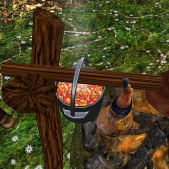 Second Life Marketplace - BINARY FAIRY DWARFIN CAMPFIRE FEAST