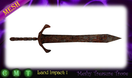 Second Life Marketplace - Rusty Longsword (full perm)