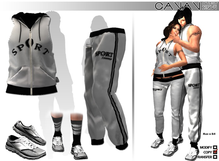 Second Life Marketplace ☆canan Complete Sports Mens Outfit☆