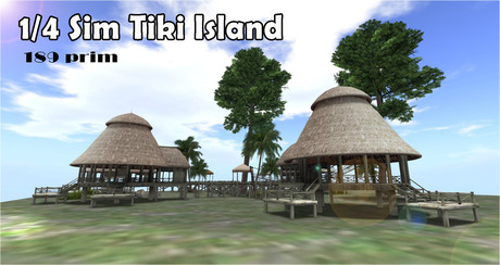 Second Life Marketplace - [Role-play]Tiki-Island-1/4 sim pack only 149 ...