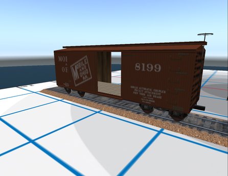 Second Life Marketplace - Boxcar Circa 1890s