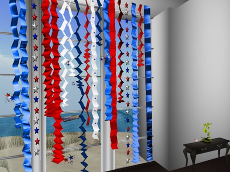 Second Life Marketplace - RWB Metallic Paper Streamers Set