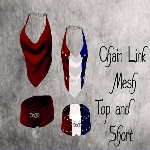 Second Life Marketplace - Southern Grits - Chain Link Outfit Stars