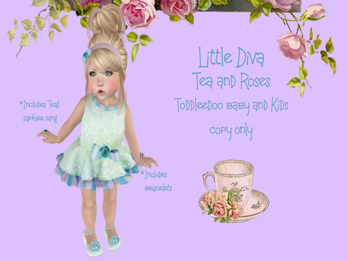 Second Life Marketplace - ~Little Diva~ Tea and Roses